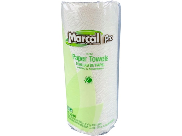 Marcal Pro® Kitchen Towels, 2-Ply, 8"x11", 85 Sheets/Roll, 30 Rolls/CS ...